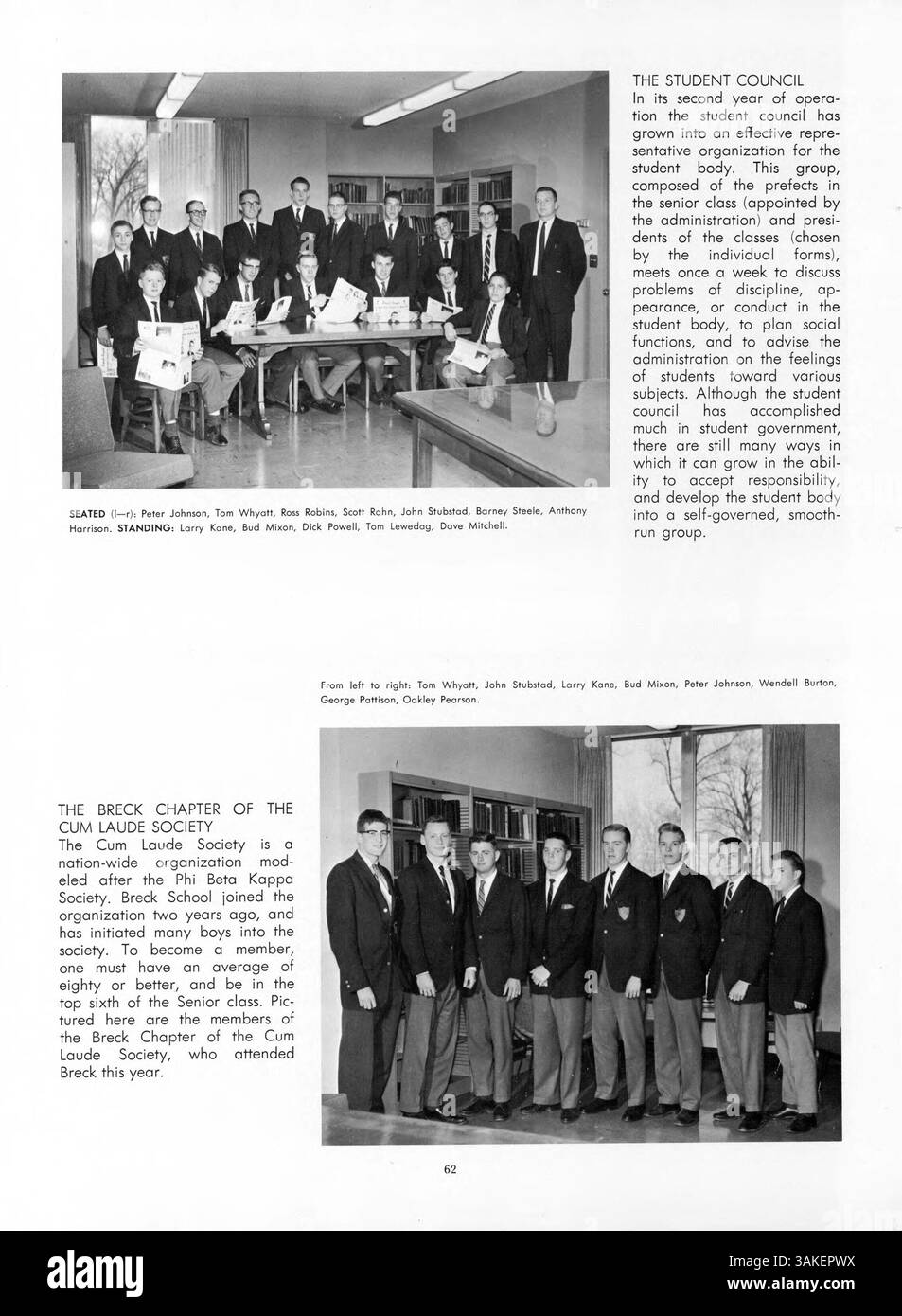This yearbook from Breck School highlights the 1960-1961 academic year ...