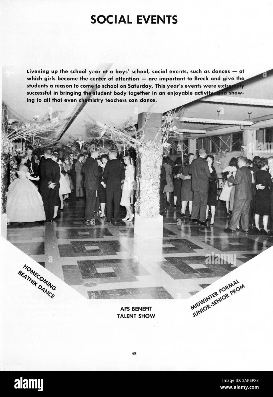 The Breck Yearbook from 1961 records the events, achievements, and ...