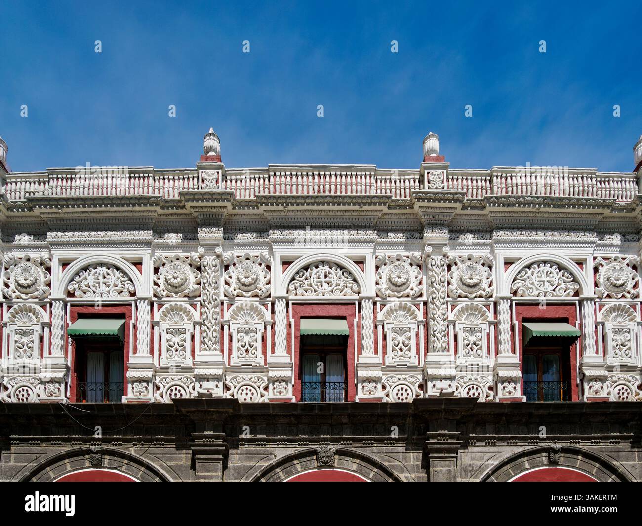 Santo Domingo de Guzman Church, detailed view, City of Puebla, Puebla ...