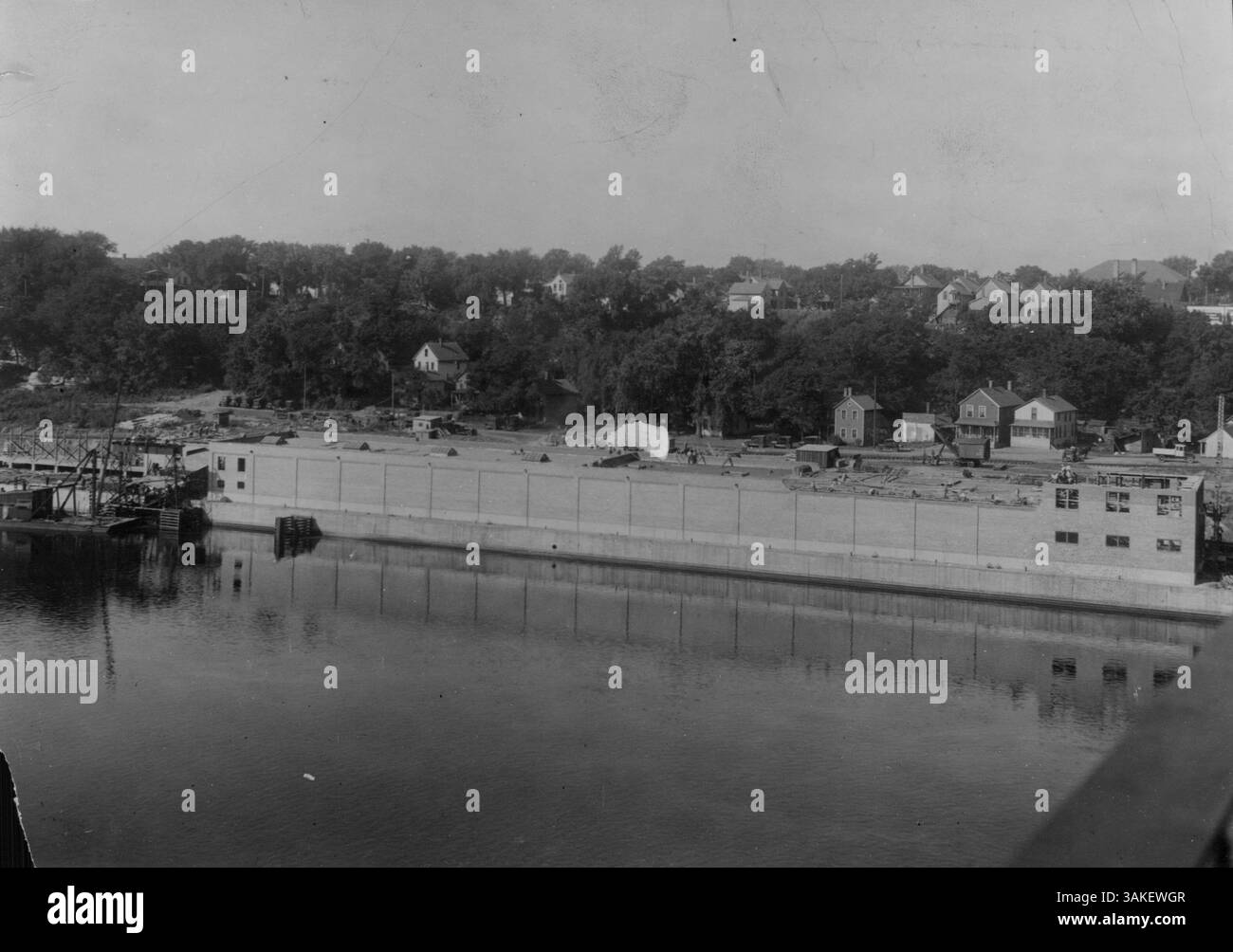 The River Terminal Building, an important transportation hub, is ...