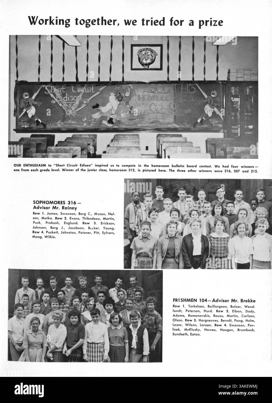 The South High Yearbook of 1960 features a comprehensive view of the ...