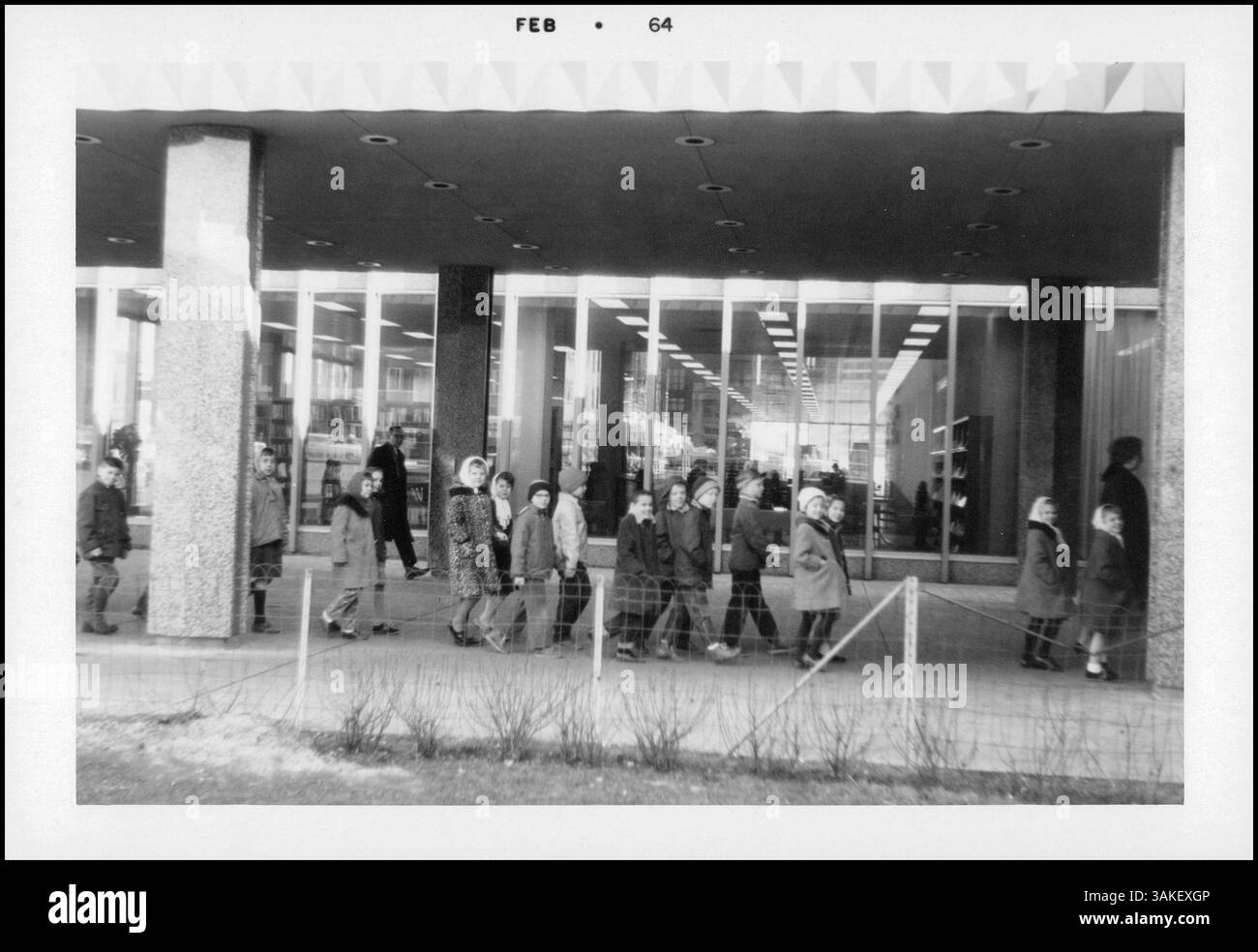 This photo from the 1963 Annual Report shows a class field trip to the ...