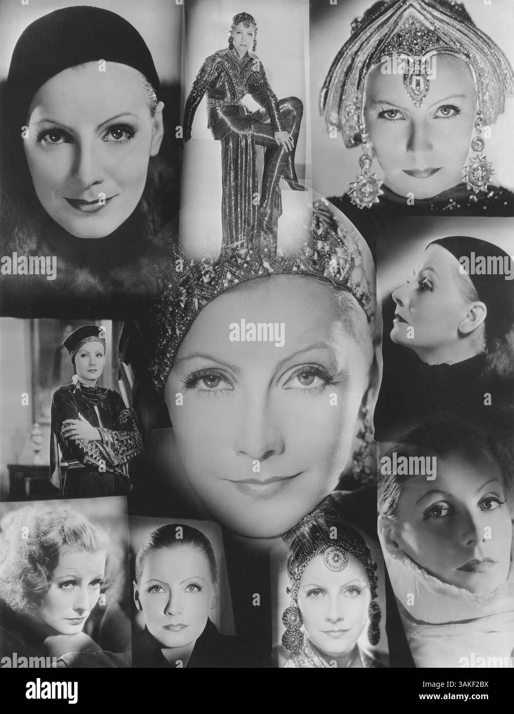 Photo montage woman Black and White Stock Photos & Images - Alamy