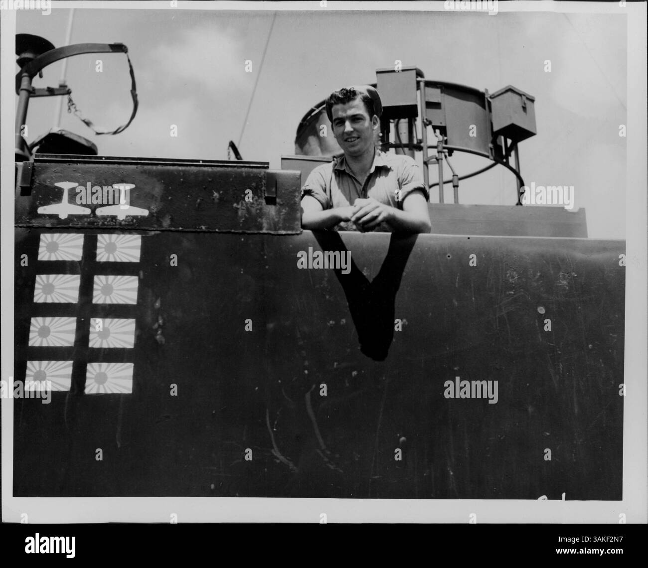 George W. Irving, a 19-year-old radarman third class aboard the USS ...