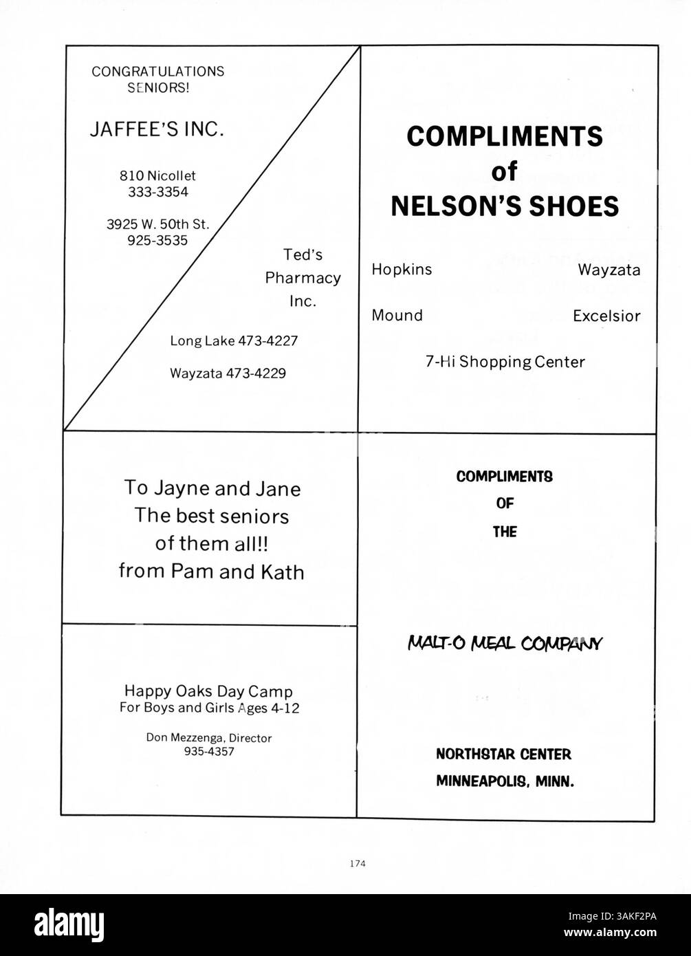 The 1973 Northrop Collegiate Yearbook, known as the Tatler, showcases ...