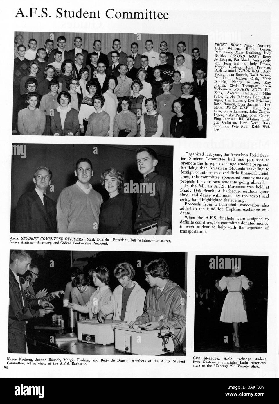 The 1963 'Warrior' yearbook from Hopkins High School documents the ...