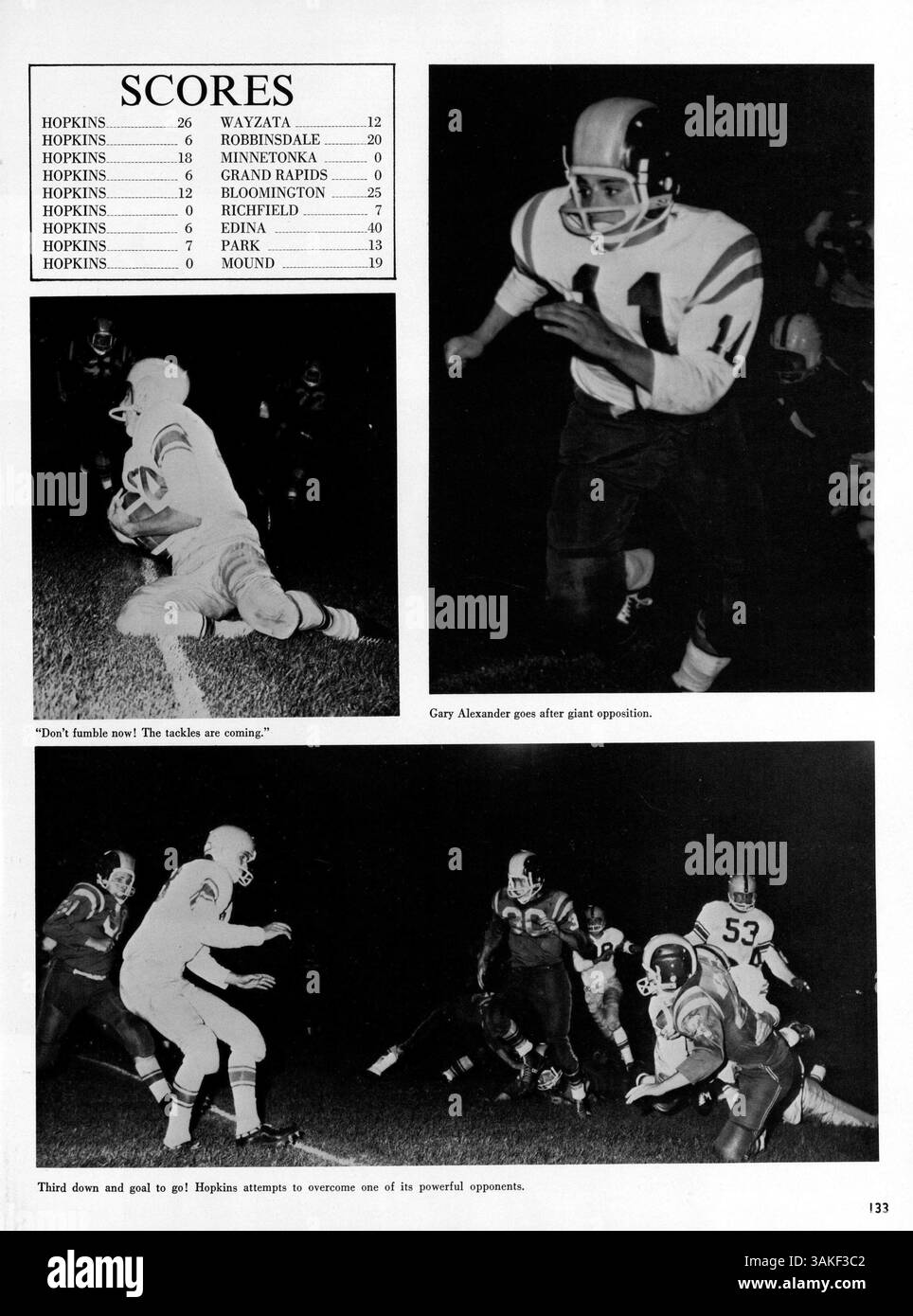 This high school yearbook from Hopkins High School records the students ...