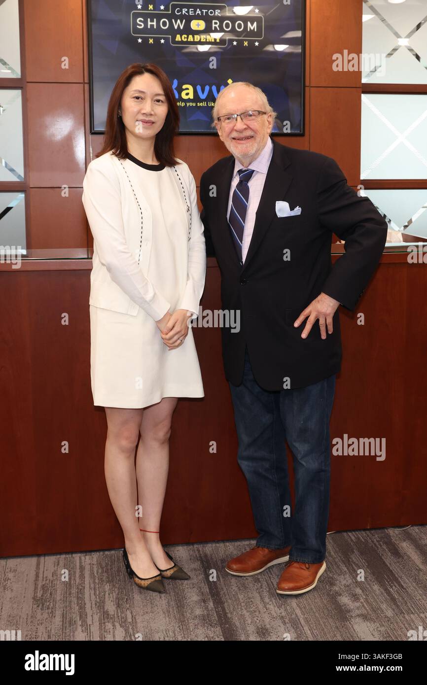 Los Angeles, California, USA. 10th April, 2025. Lingling Wu, co-founder ...