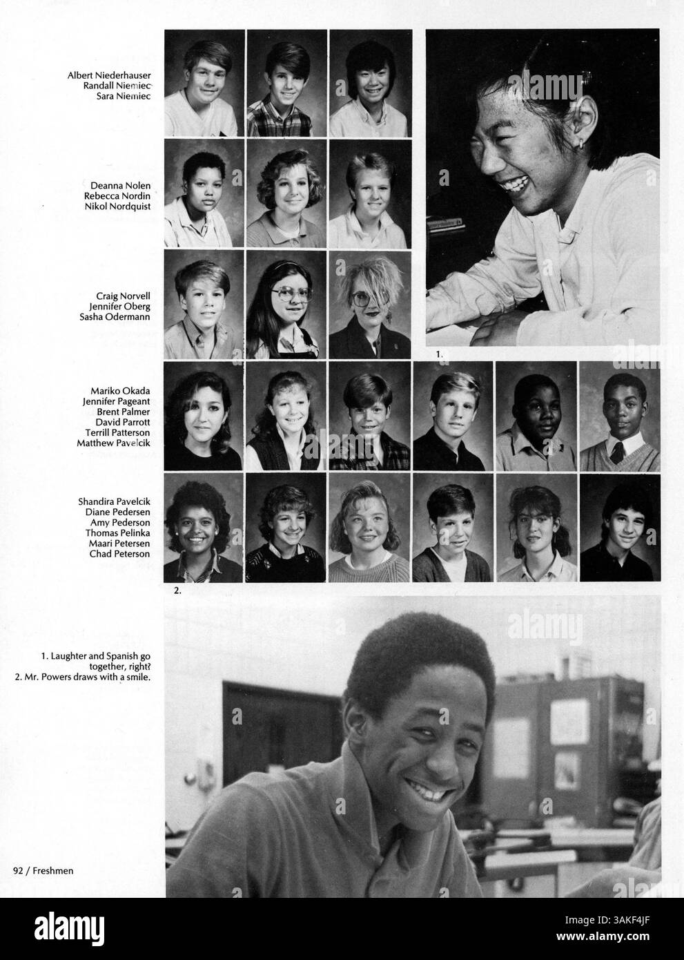 This 1986 Washburn High School yearbook captures the student body, teachers, extracurricular ...