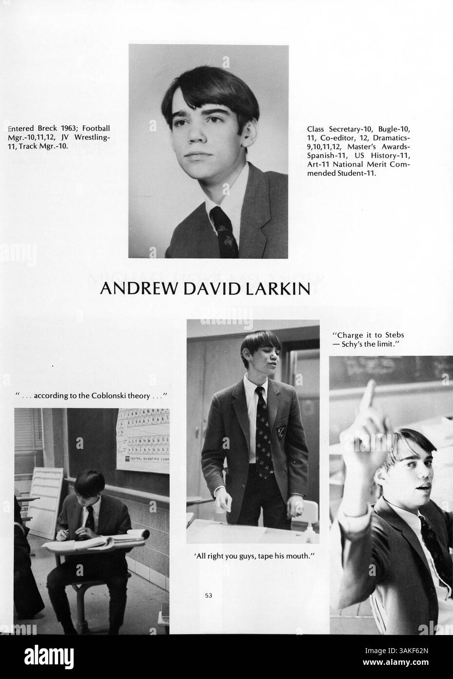 The 1969 edition of the 'Mustang' Yearbook from Breck School highlights ...