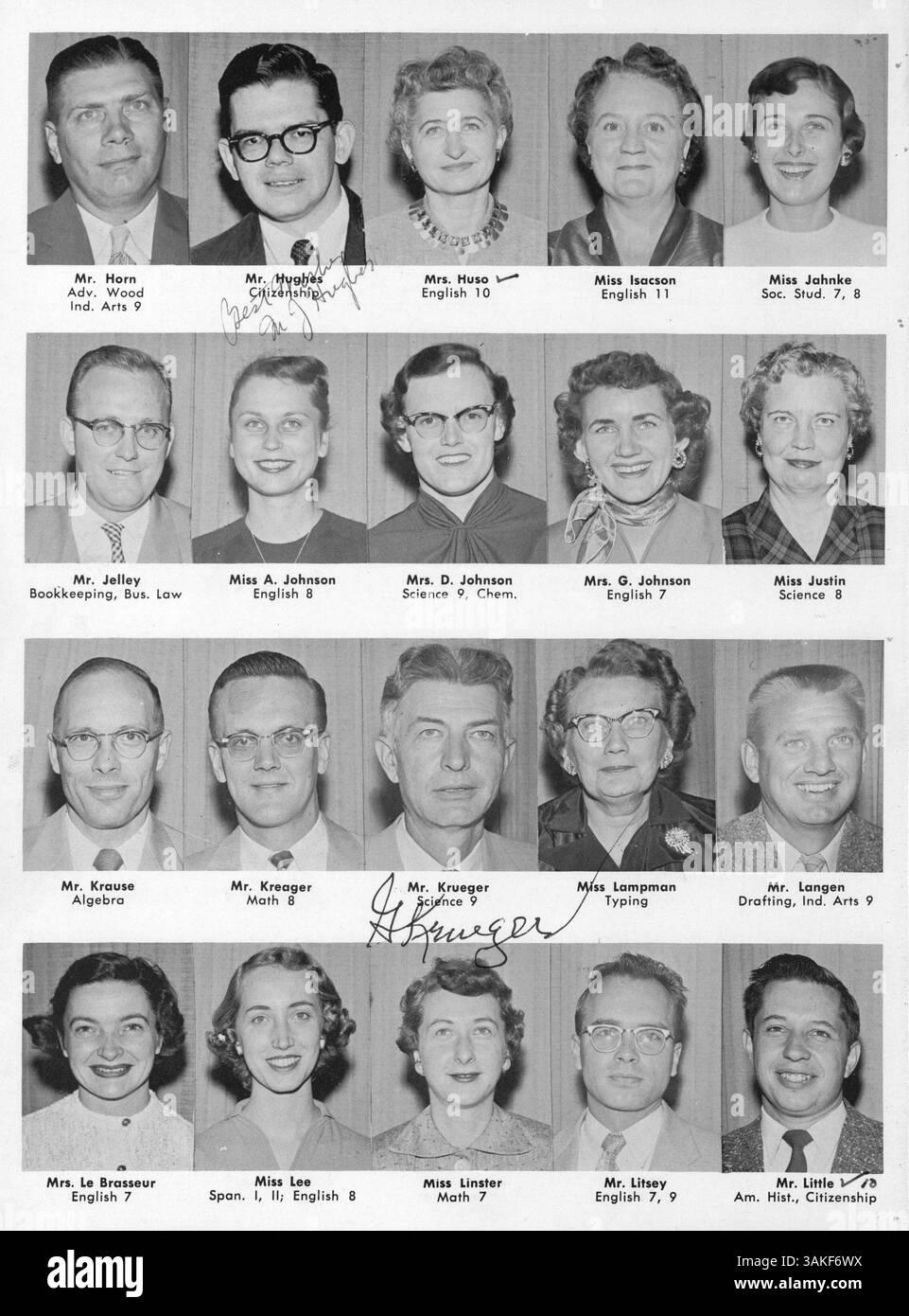 This 1956 high school yearbook captures the key moments, students, and ...