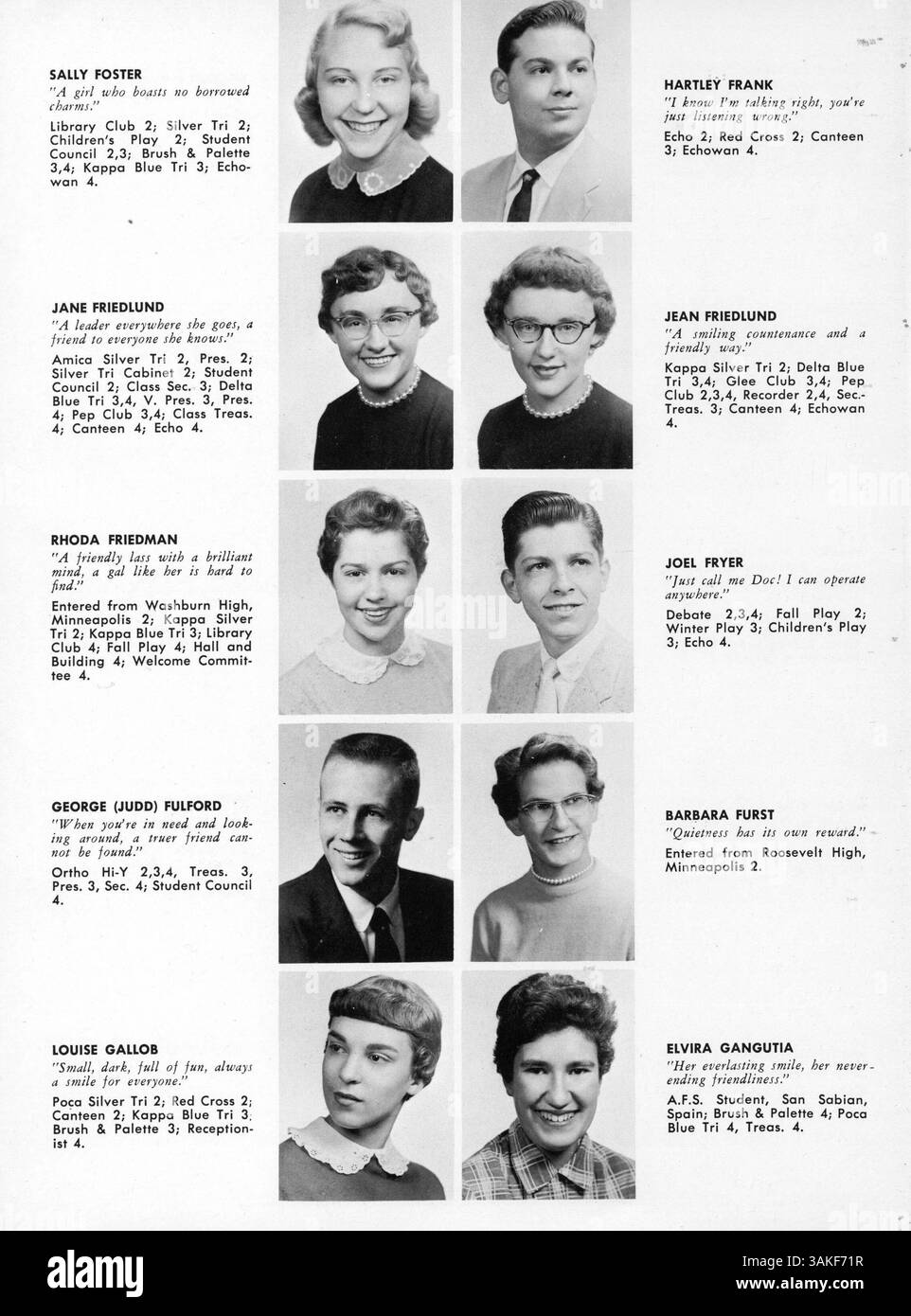 Echowan 1956 provides a comprehensive overview of St. Louis Park High ...