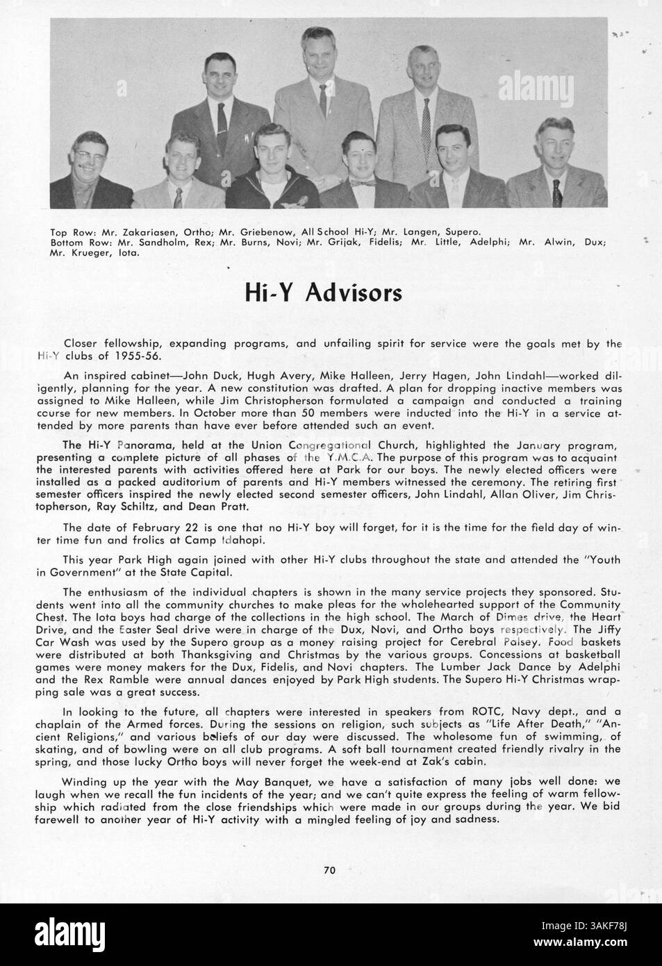 The 1956 Echowan yearbook from St. Louis Park High School reflects on ...