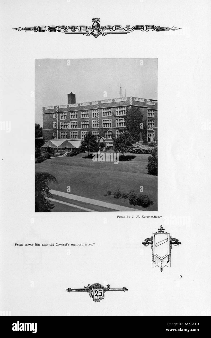 The 1925 Centralian yearbook reflects the academic and social life of ...