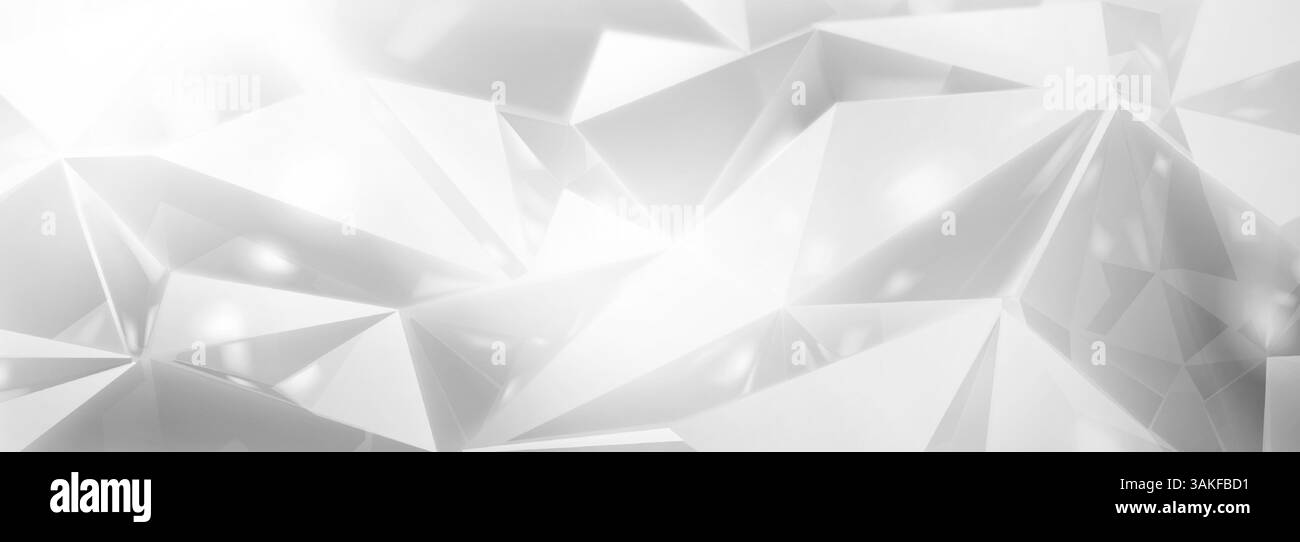 Vector illustration of vibrant gray abstract crystal background with ...