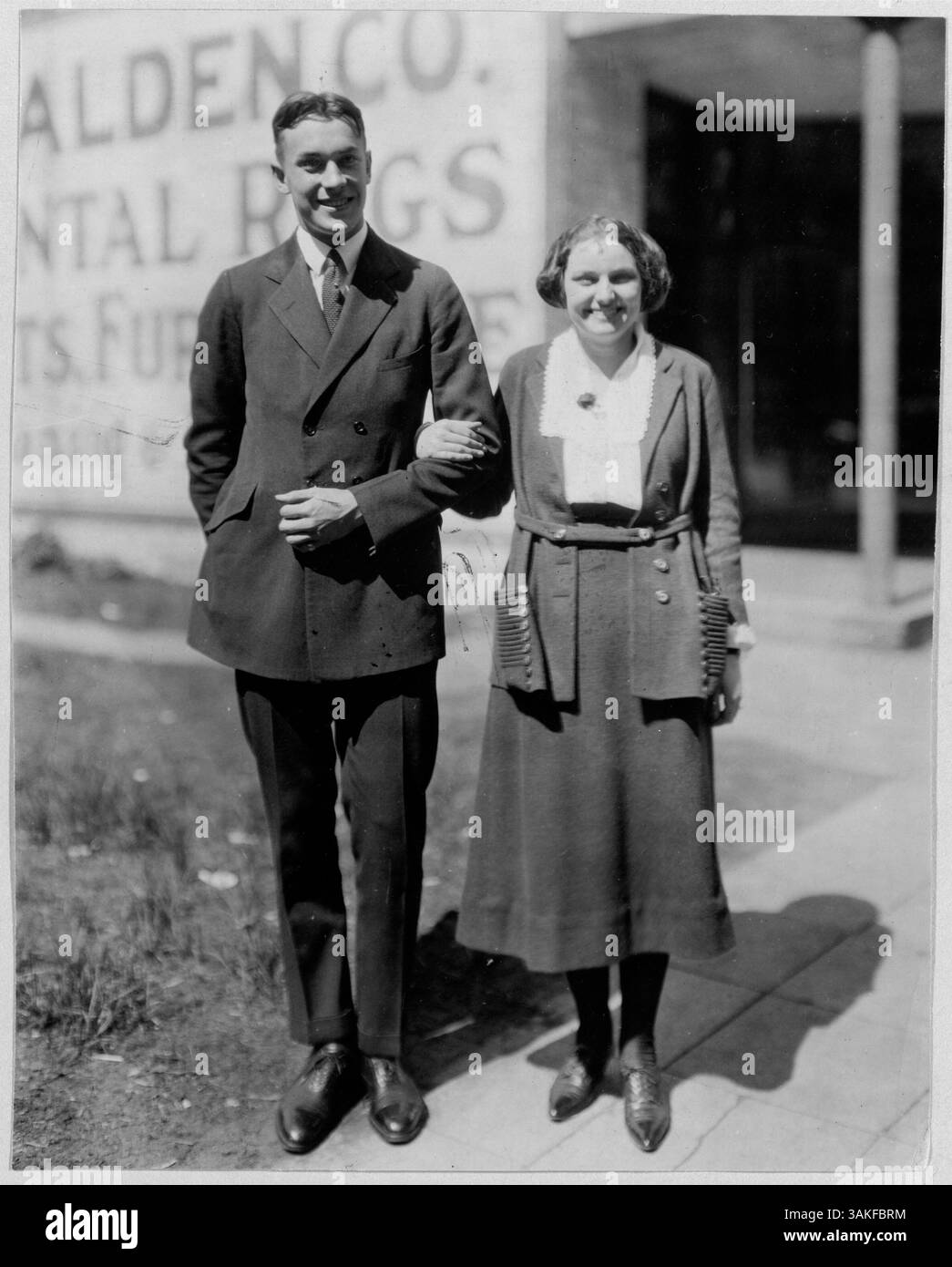 Mr. and Mrs. John Alden, including Alden and his wife, Helen Winsor ...