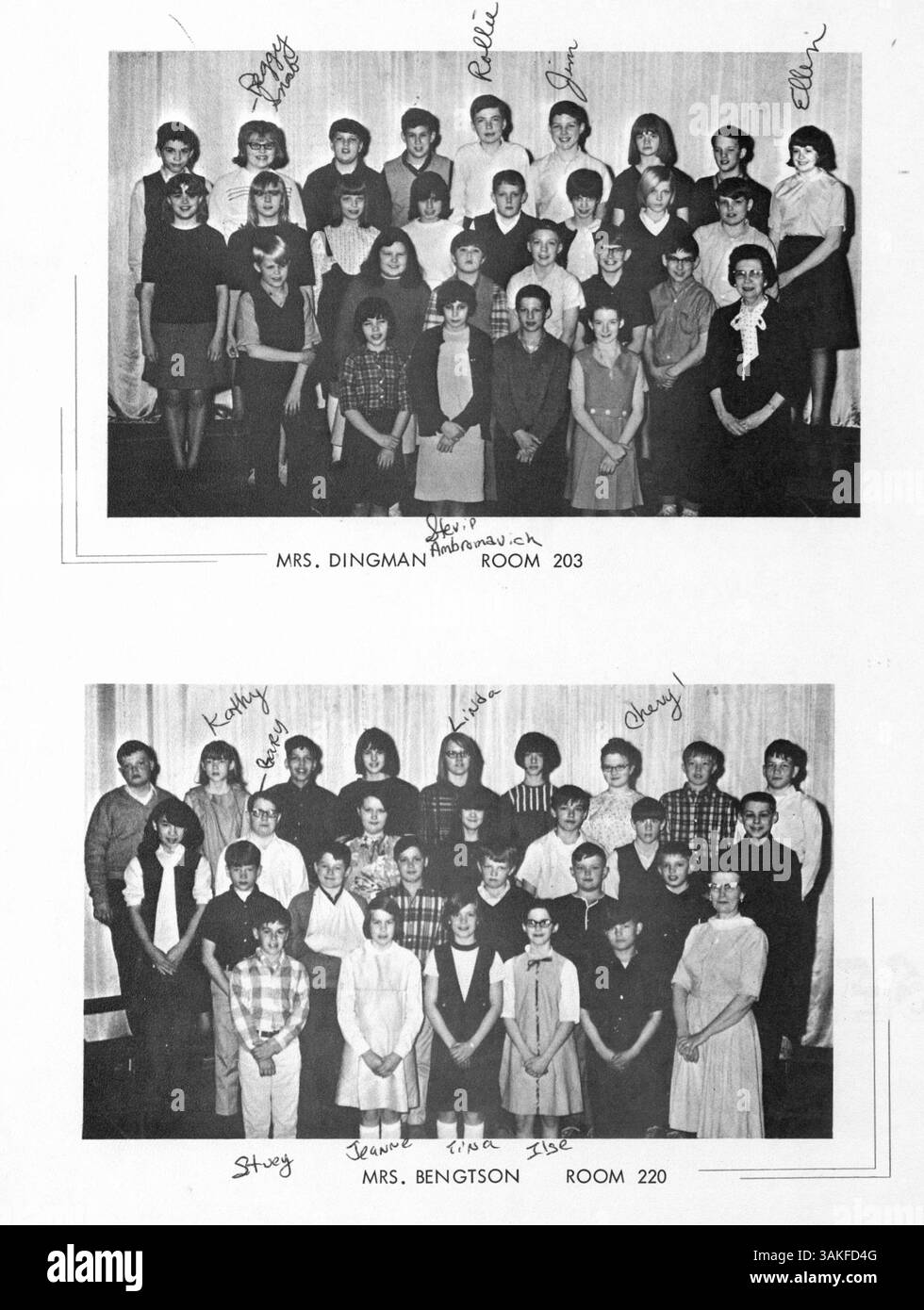 The 1966 yearbook from Jefferson Jr. High records the students, faculty ...