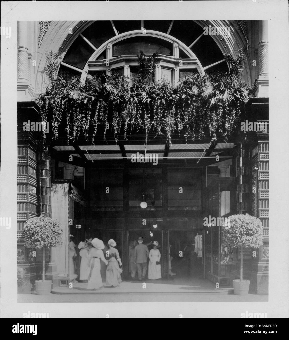 This early 20th-century photograph, taken around 1911-1915, shows the ...