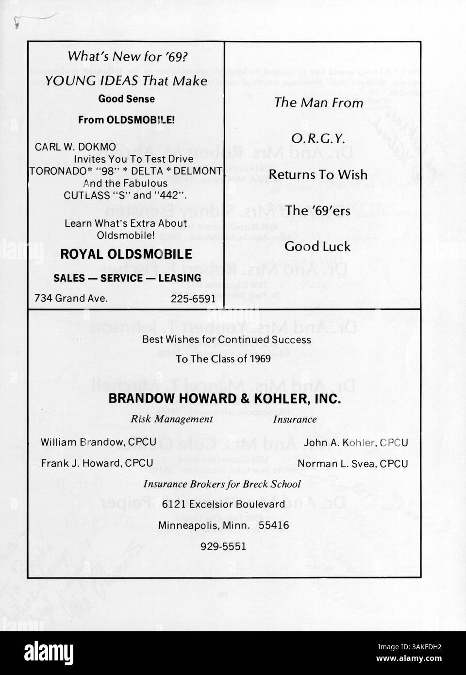 The 1969 Mustang Yearbook from Breck School documents student life ...