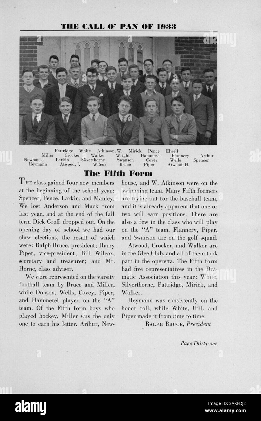 Blake High School's 'Callo'Pan' yearbook from 1933 documents the ...