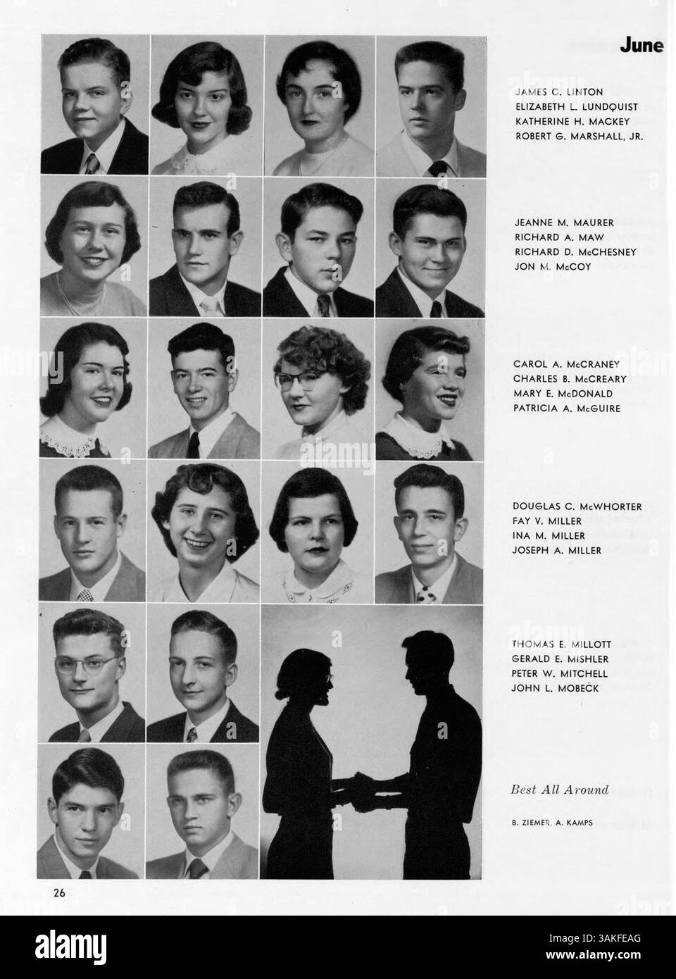 The 1951 edition of West High School’s yearbook, '51 Hesperian ...