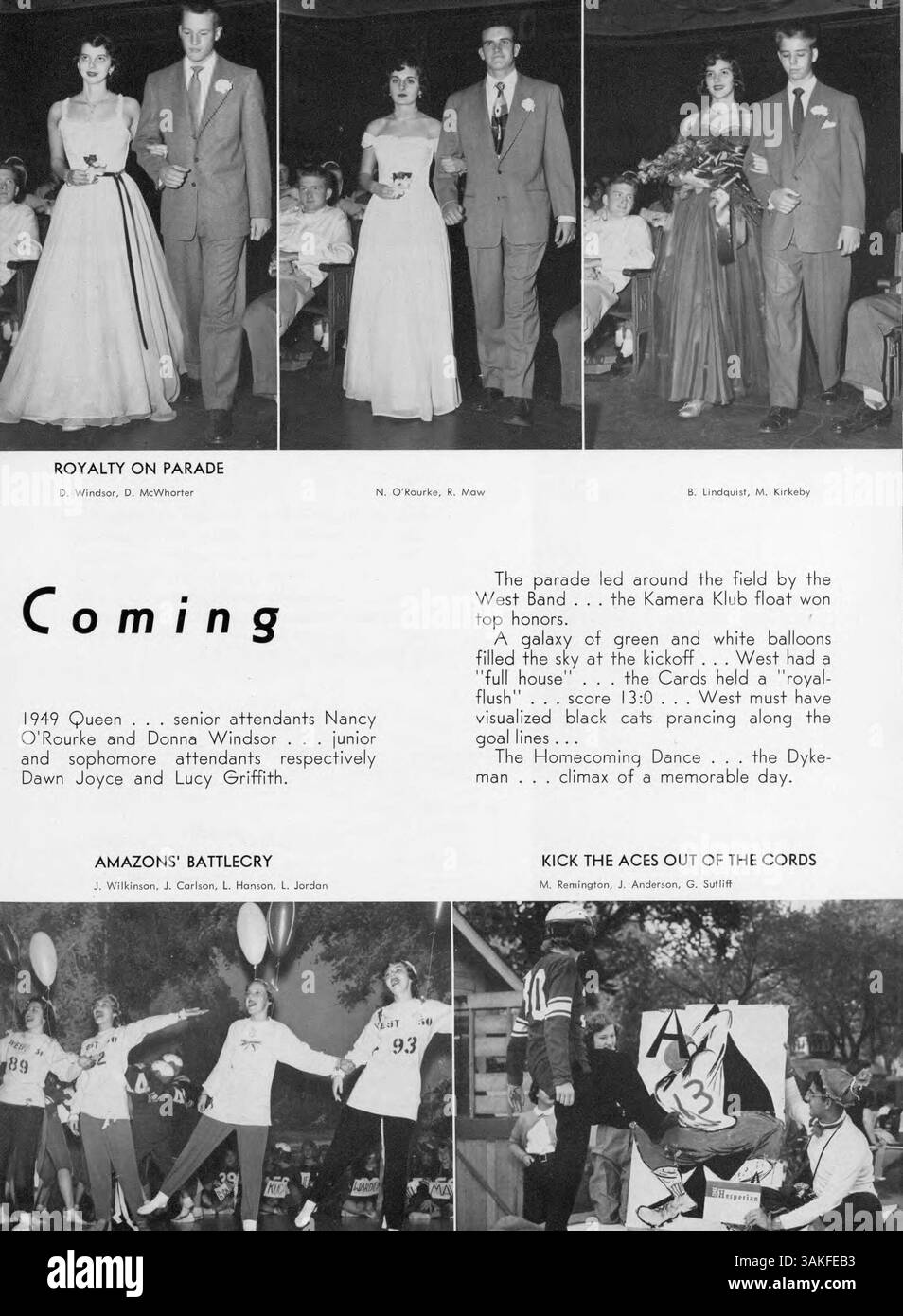 The 1951 West High Yearbook, '51 Hesperian, reflects student ...