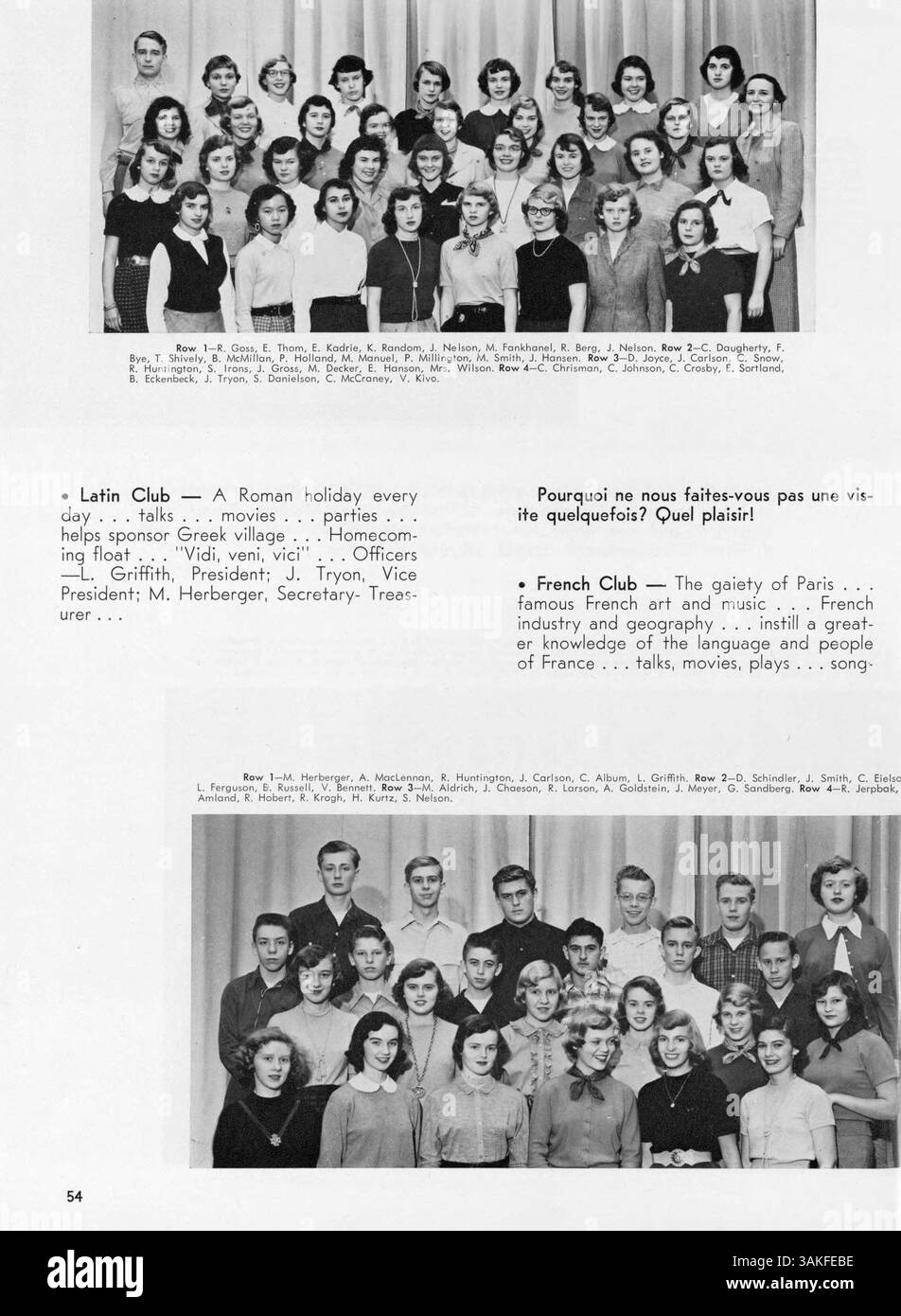 This 1951 edition of West High School's '51 Hesperian yearbook features ...