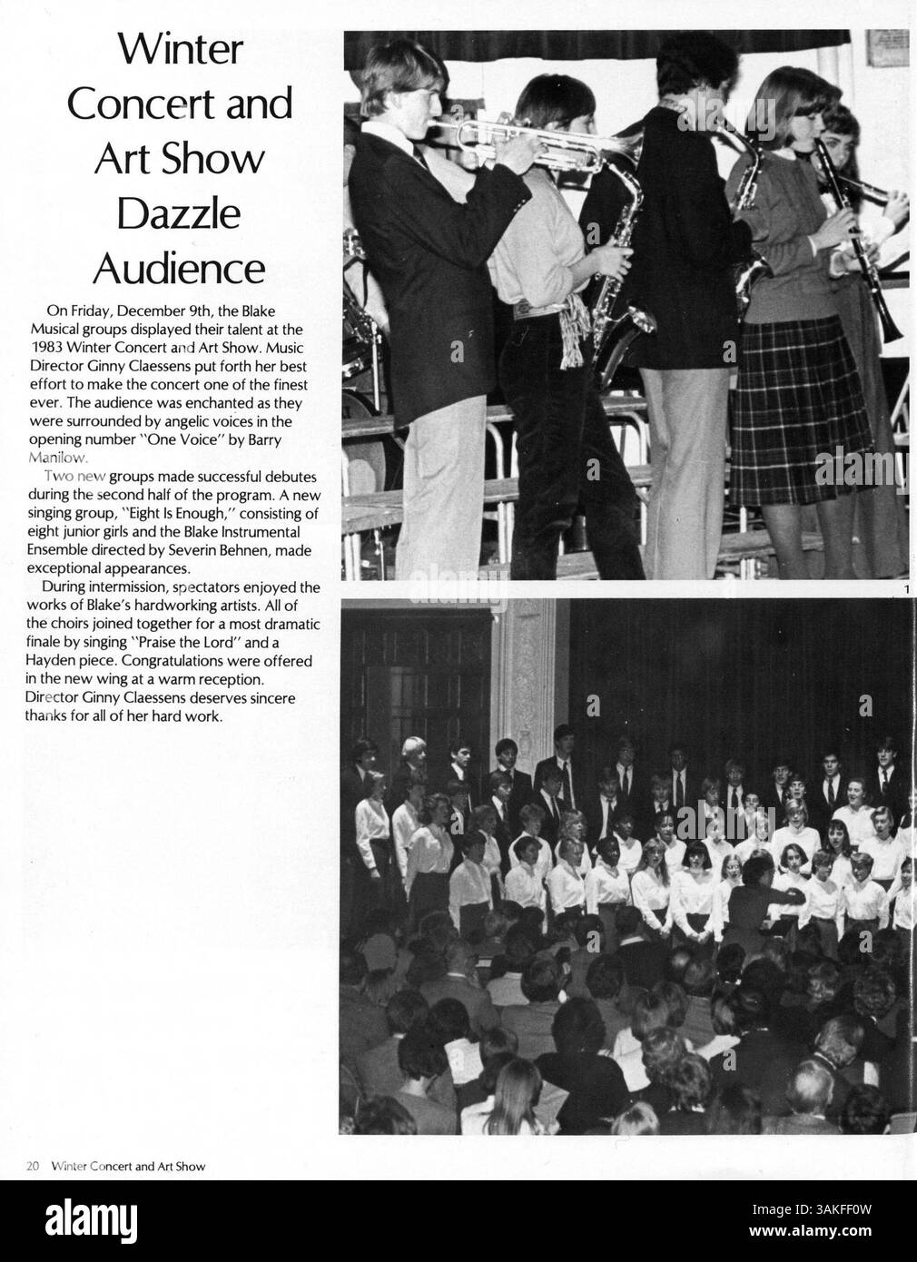 The 'Reflections' Blake Yearbook of 1984 provides a comprehensive ...