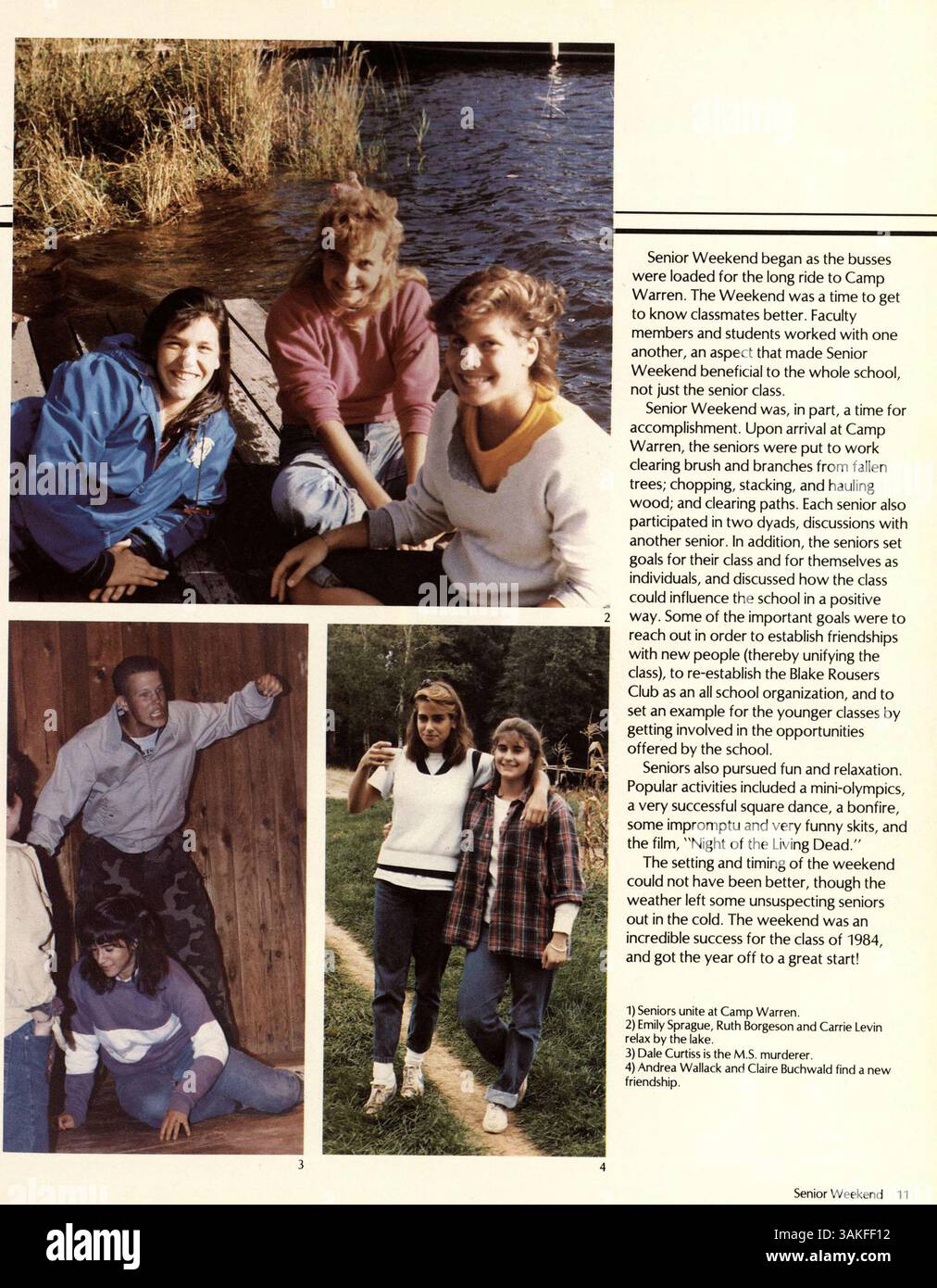 Blake High School's 1984 'Reflections' yearbook captures moments from the 1983-1984 school year ...