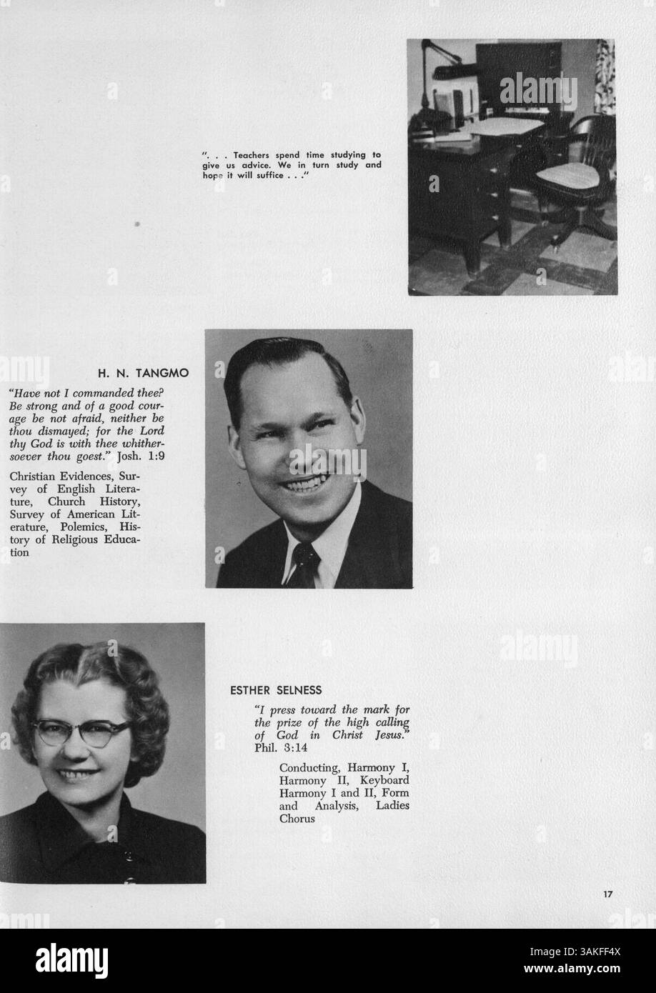The 1956 yearbook, 'The Archive,' from North Central Bible Institute ...