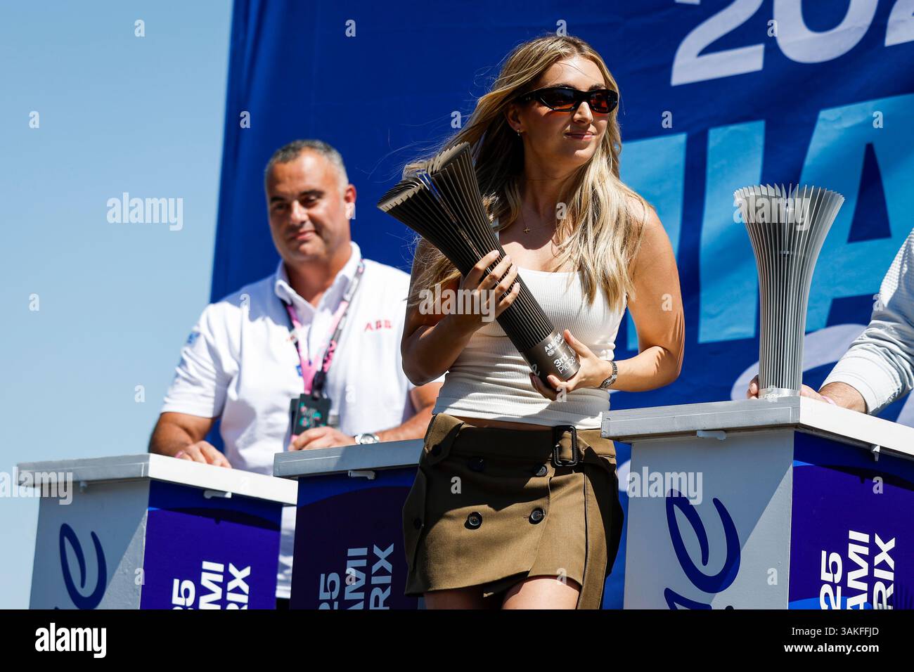 Homestead, Etats Unis. 12th Apr, 2025. Emilia Hartford during the Miami ...