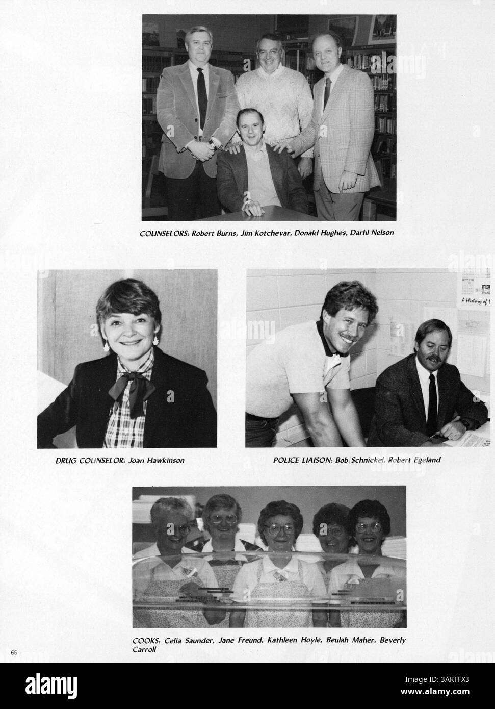 Southwest High School's 1986 yearbook, 'Nineteen Eighty Six Wagistanian ...