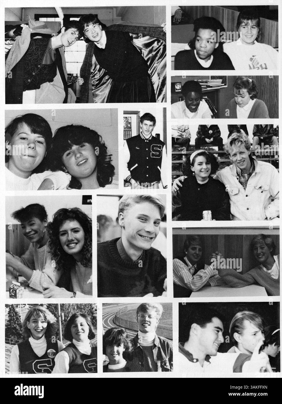 The 1986 Southwest High School Yearbook, titled 'Nineteen Eighty Six Wagistanian,' reflects the ...