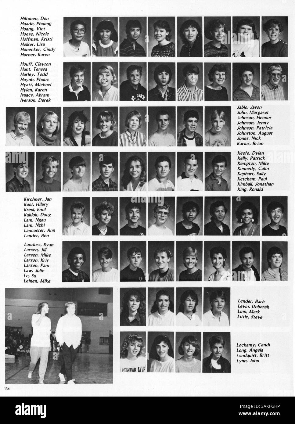 The 'Nineteen Eighty Six Wagistanian' yearbook from Southwest High School showcases students ...