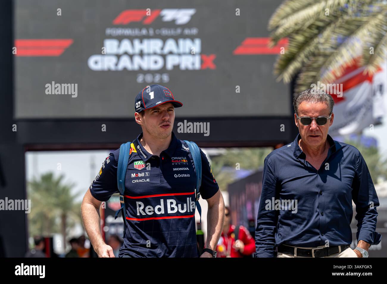 BAHRAIN INTERNATIONAL CIRCUIT, BAHRAIN - APRIL 12: Max Verstappen, Red ...