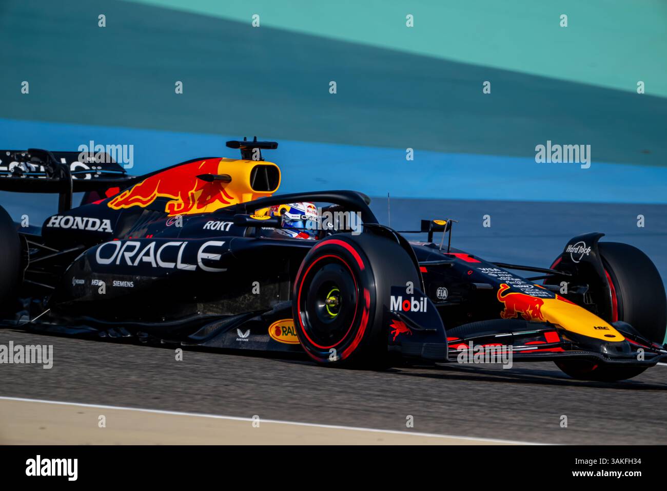 BAHRAIN INTERNATIONAL CIRCUIT, BAHRAIN - APRIL 12: Max Verstappen, Red ...