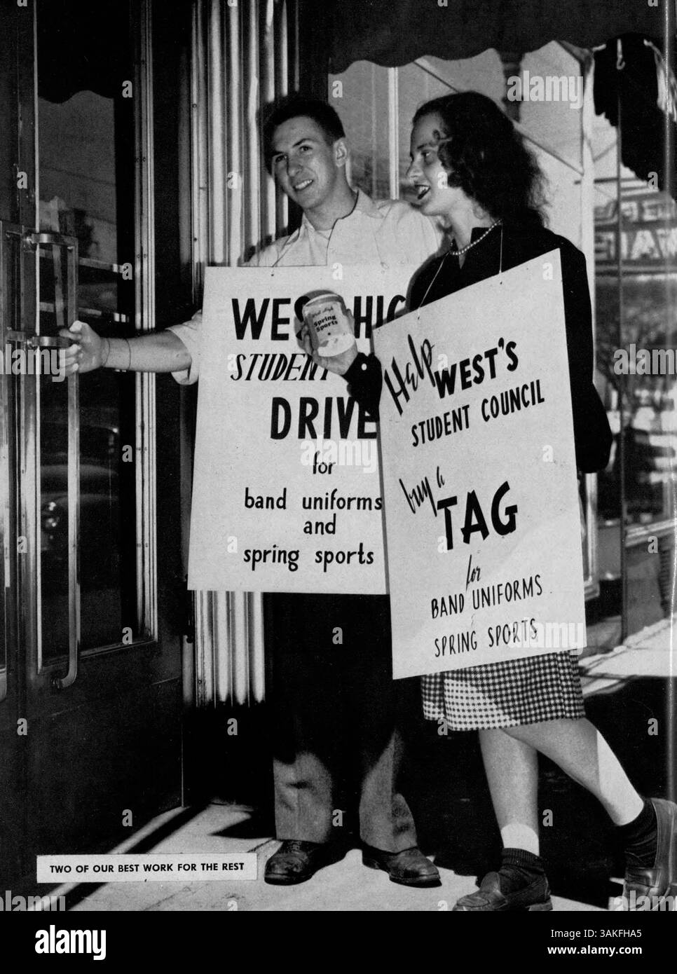 This high school yearbook captures the key moments from the 1945-1946 ...