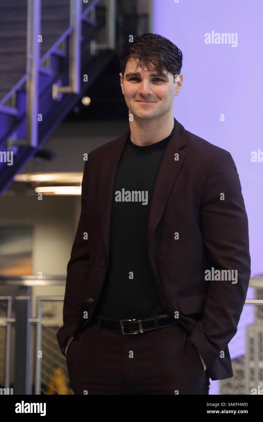 NEW YORK, NEW YORK APRIL 11, 2025: Linedy Genao, Austin Colby, Michael ...