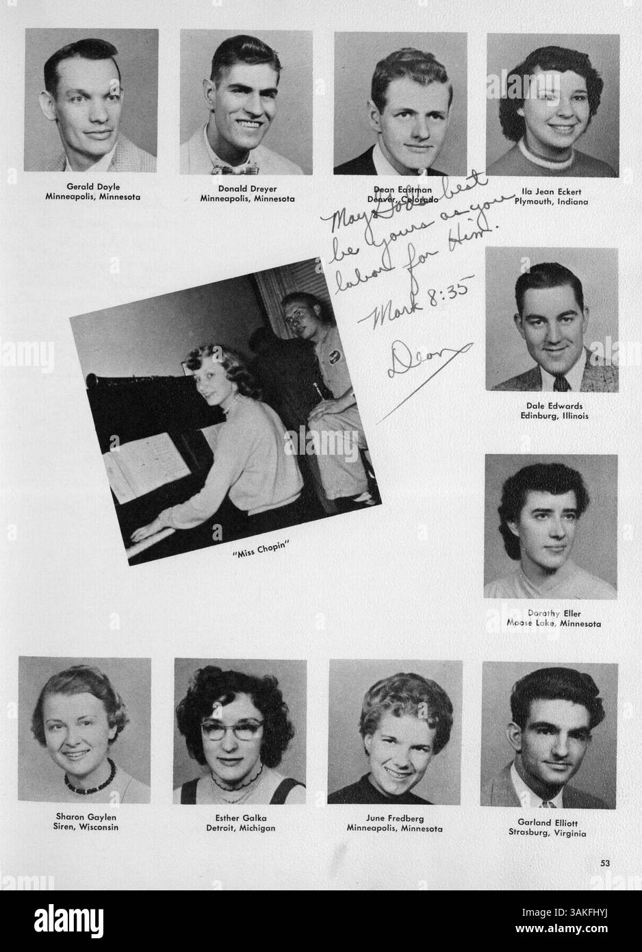 This 1956 yearbook, 'The Archive', from North Central Bible Institute ...