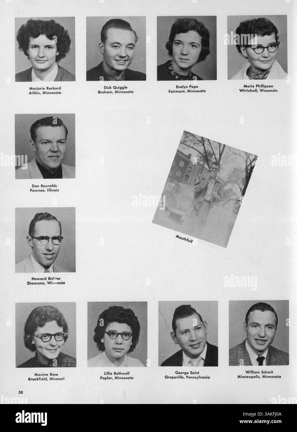 The 1956 'The Archive' yearbook from North Central Bible Institute ...