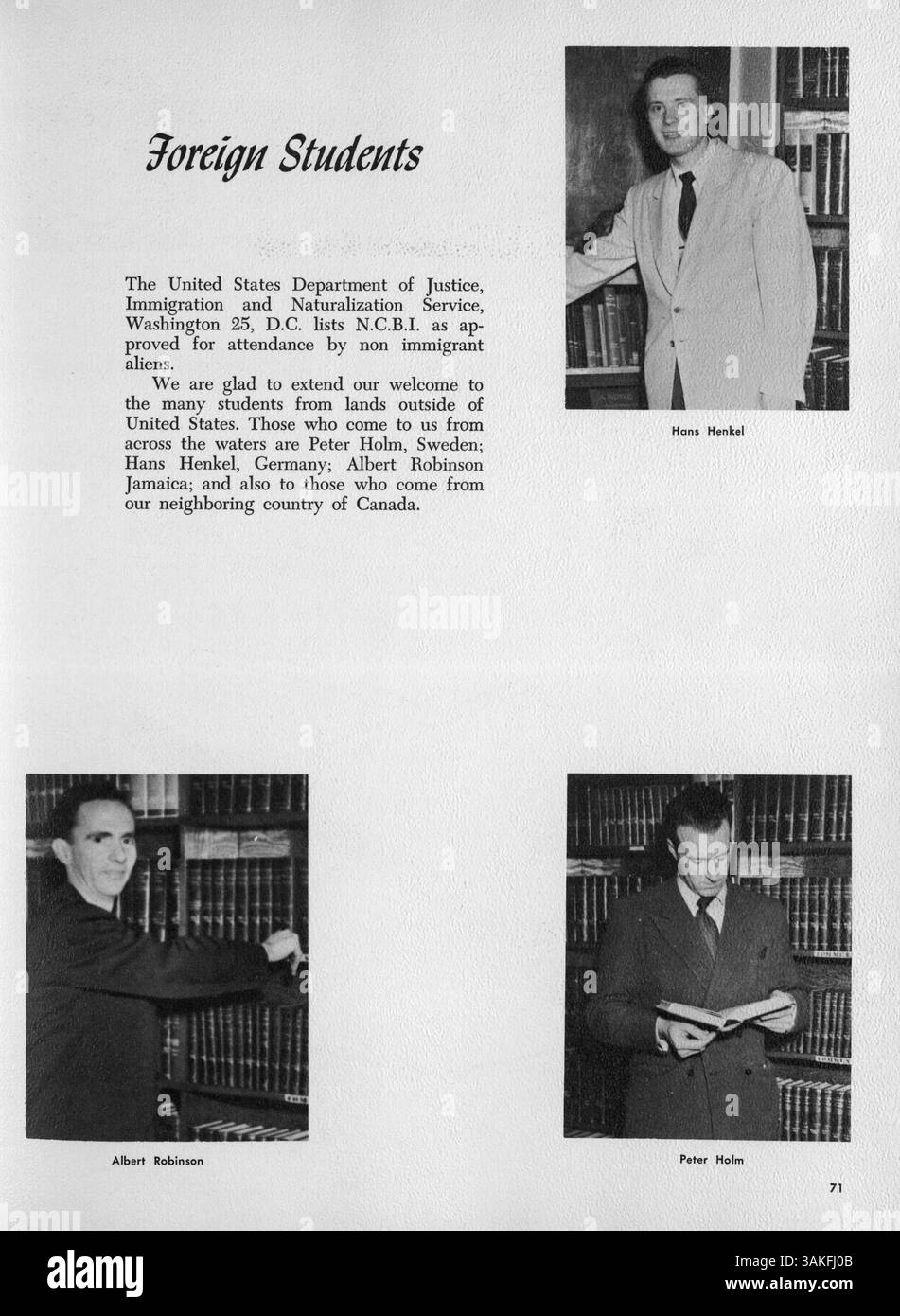 The 1956 'The Archive' yearbook from North Central Bible Institute ...
