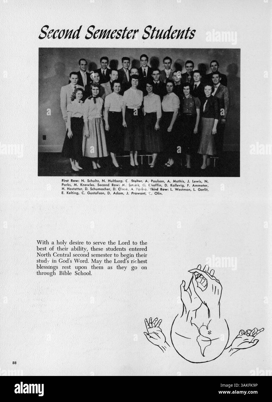 The 1956 yearbook, 'The Archive', from North Central Bible Institute ...