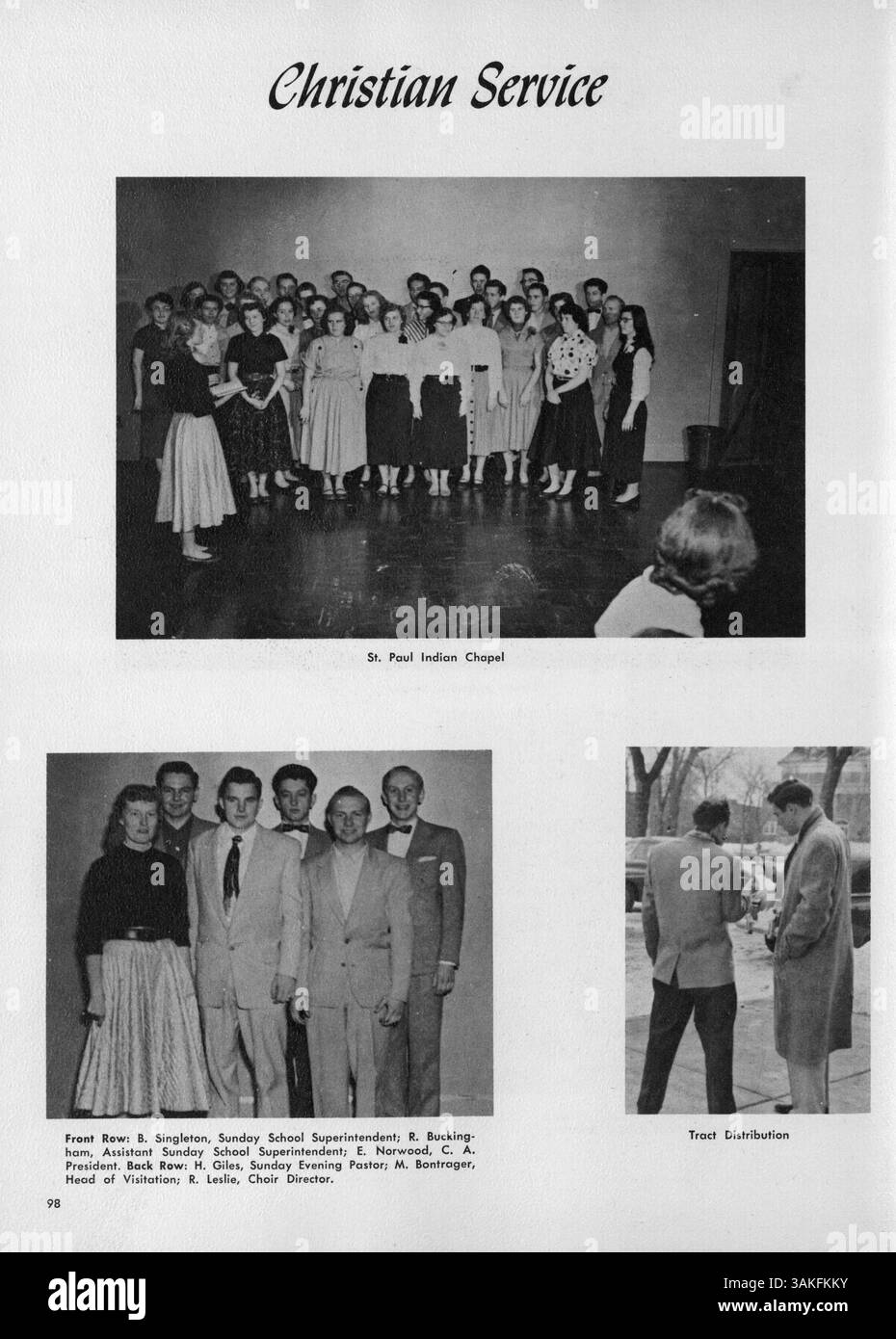 The 1956 yearbook, 'The Archive', from North Central Bible Institute ...