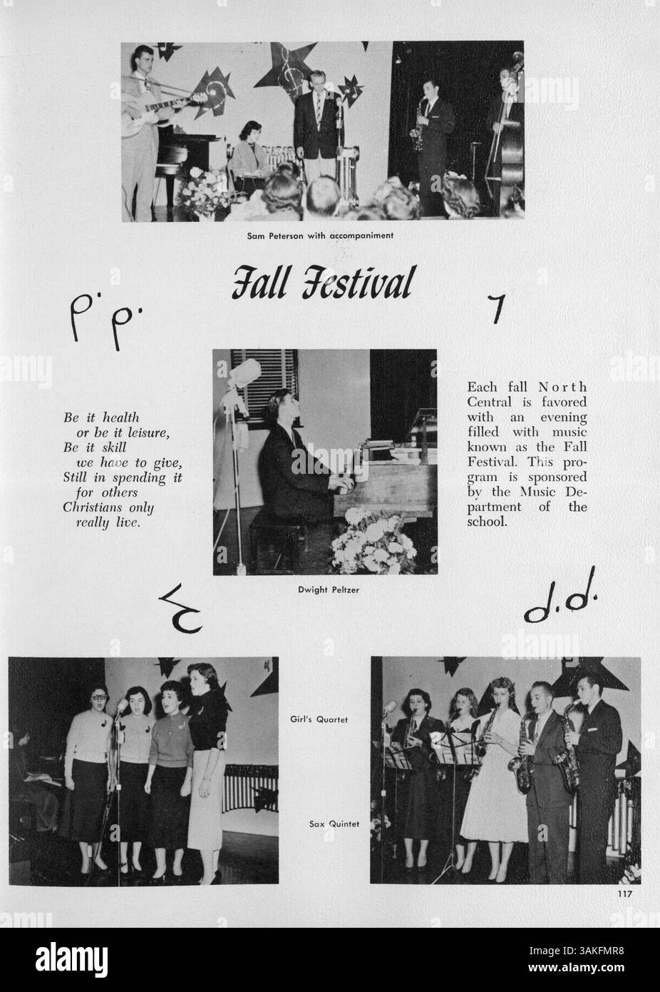 The 1956 'Archive' yearbook from North Central Bible Institute ...