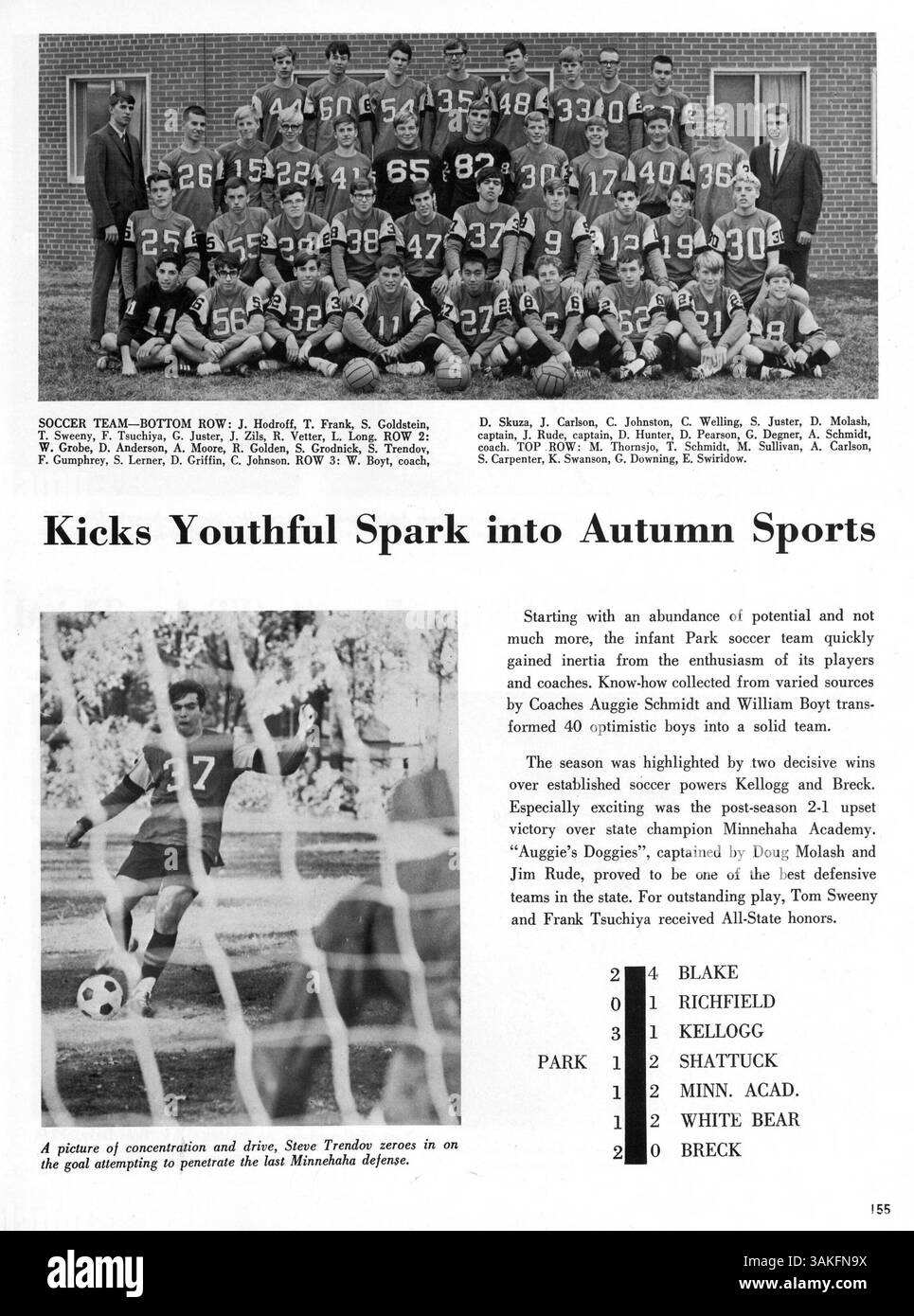 The 1967 'Echowan' yearbook from St. Louis Park High School chronicles ...