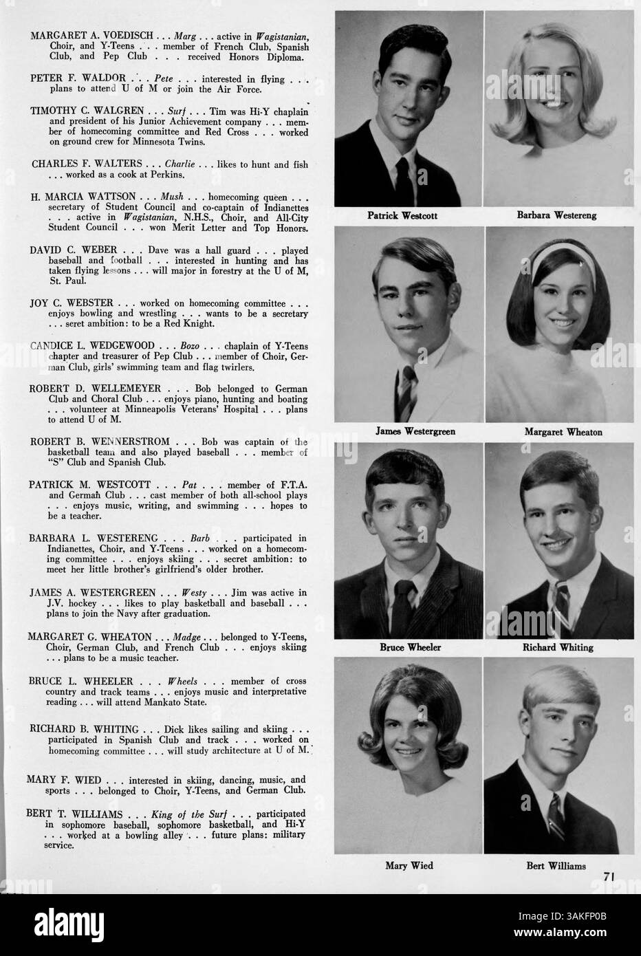 This high school yearbook from 1965 documents the students, teachers ...