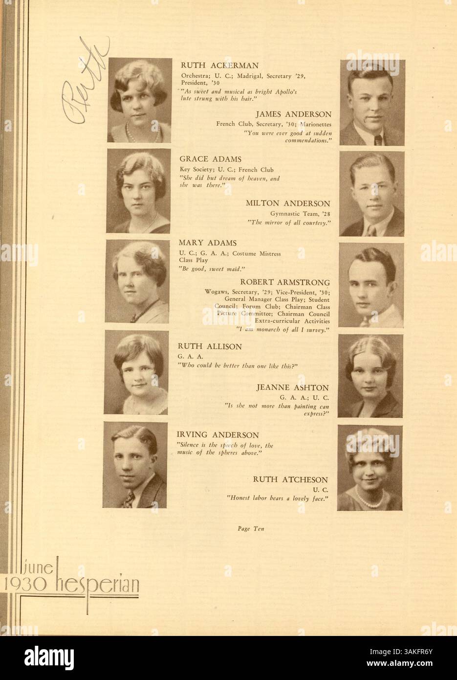 This 1930 edition of West High School's yearbook, the Hesperian ...