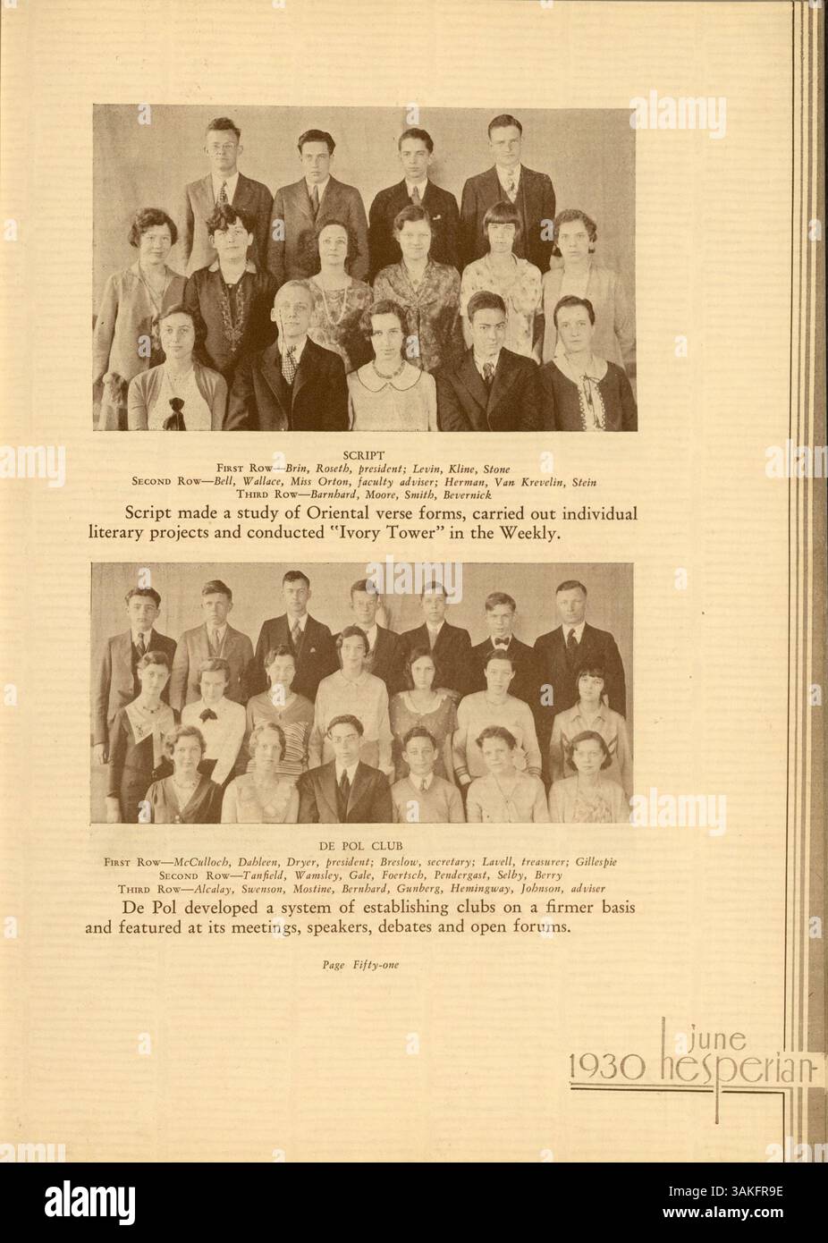 The 1930 edition of the West High Yearbook documents the highlights of ...