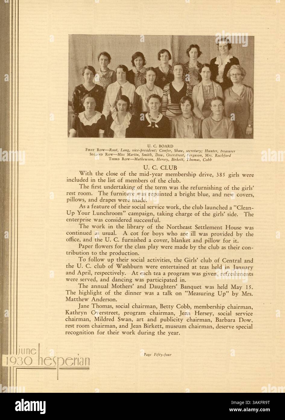The 1930 Hesperian yearbook captures a range of activities including ...