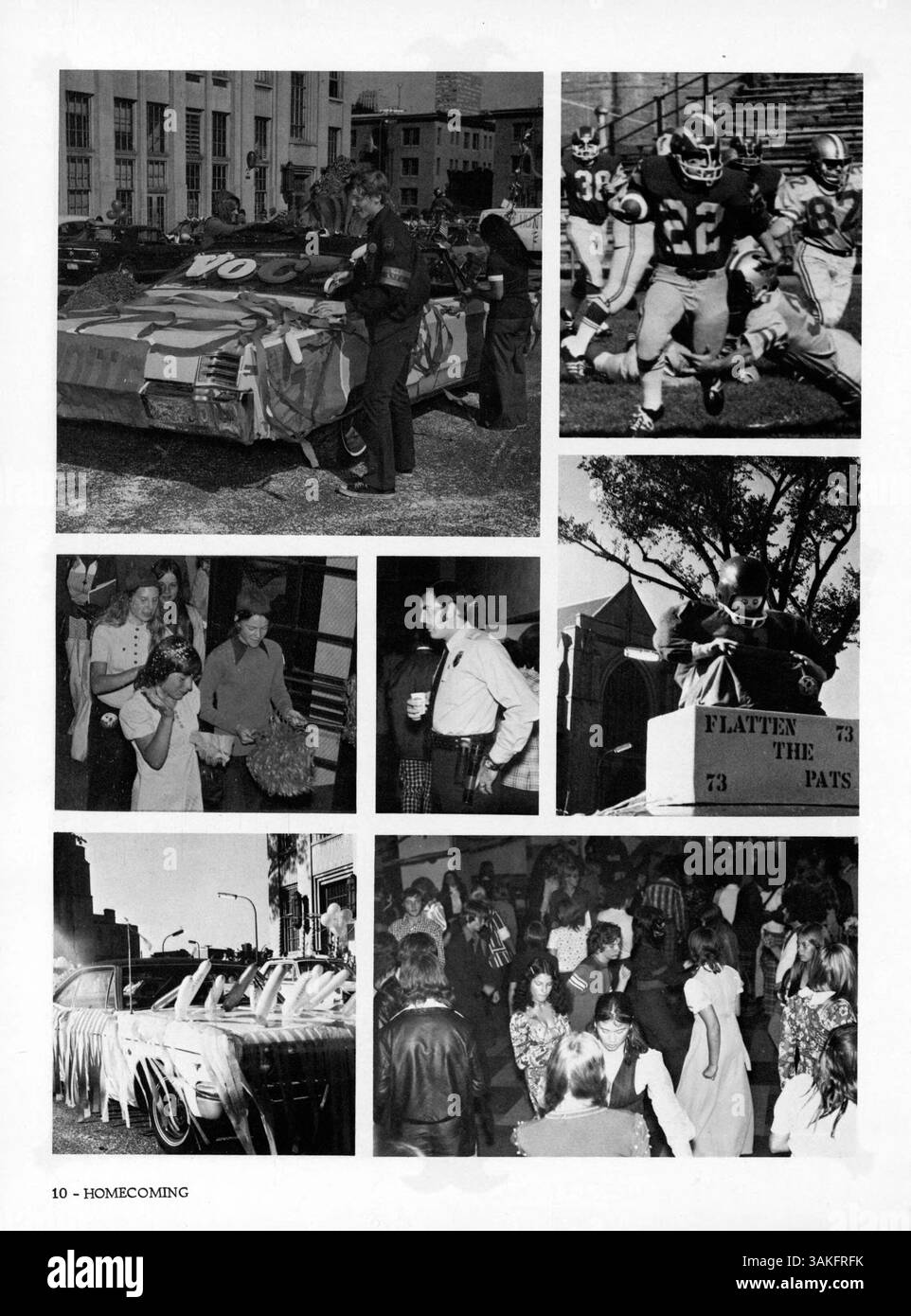 This high school yearbook from 1974 documents the students, teachers ...